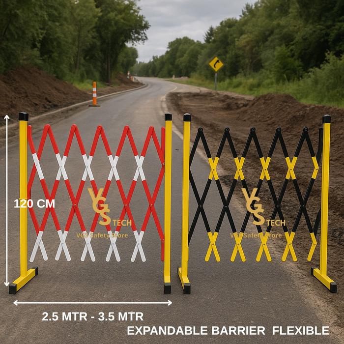 Promo Expandable Barrier Board Barrier Lipat Traffic Road Safety Hitam ...