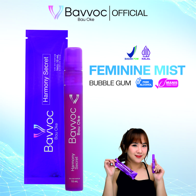 BAVVOC Feminine Perfume Spray Perawatan Wanita Wangi Manis Bubble Gum ...