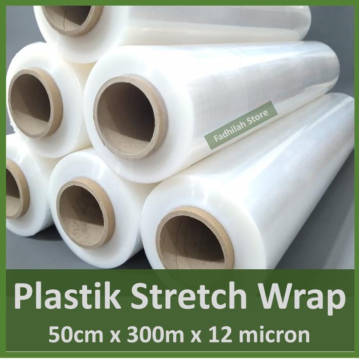 Jual Plastik Wrap - Plastik Stretch Packing 50Cm X 300M - Tebal 12 ...