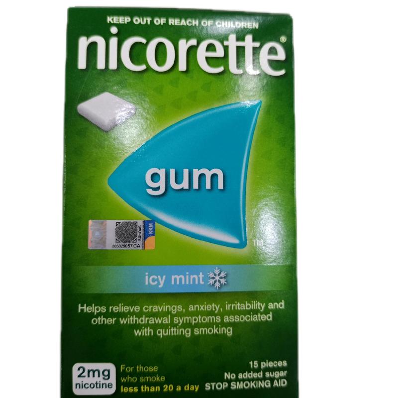 Nicorette Gum 2mg 15 tablets for Smoking Cessation - TikTok Shop Malaysia