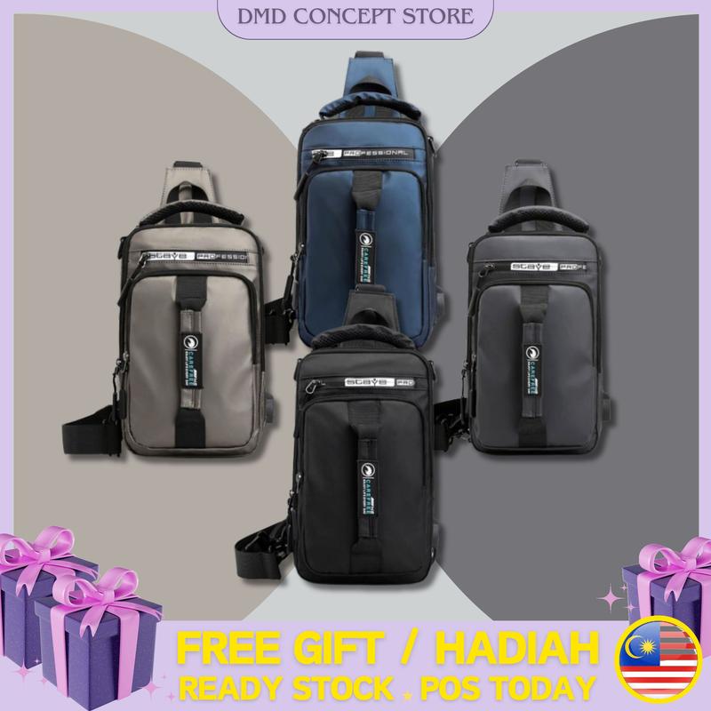 Casual Men Bag Crossbody Backpack Bag Beg Kasual Letak Dompe - TikTok ...