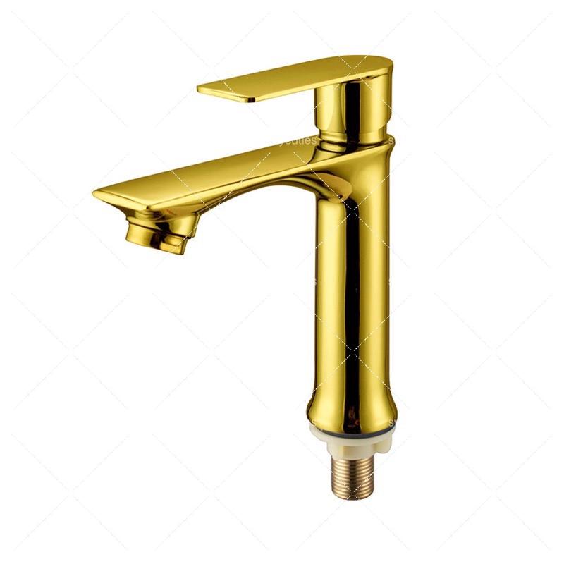 Gold colour series gold cold basin tap faucet good quality - TikTok ...