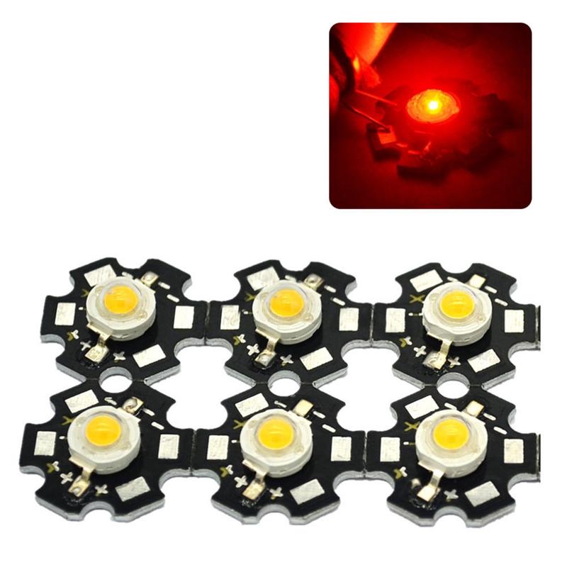 Cip LED kuasa tinggi OUN, 20mm, 3W, 270LM, pemancar cahaya, Mentol ...