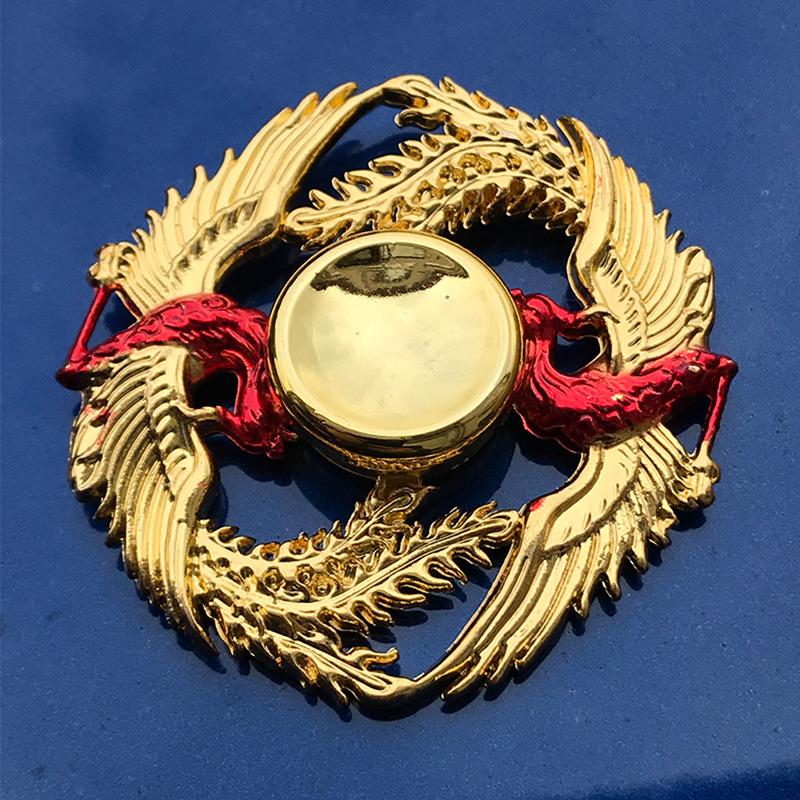 Metal Fidget Spinner Mainan Pemutar Jari Logam Besi untuk Hujung ...