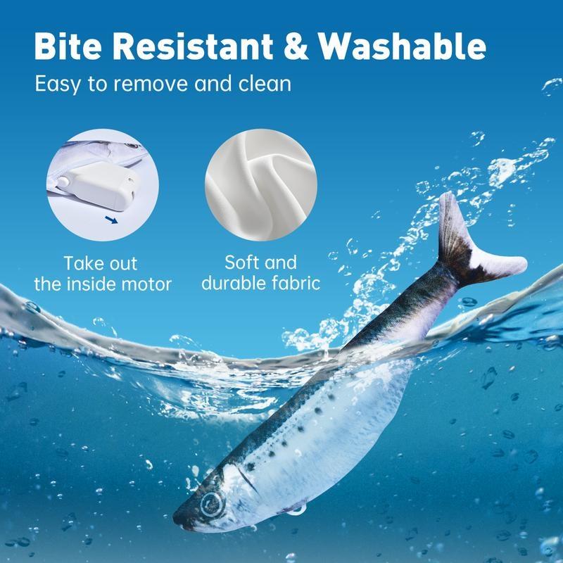 Realistic Interactive Cat Toy, 3-Pack, Click-To-Activate 3 Beat Modes ...