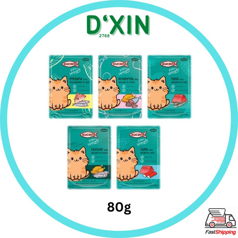 Kucinta Pouch Wet Food Cat Food - 80g - TikTok Shop Malaysia