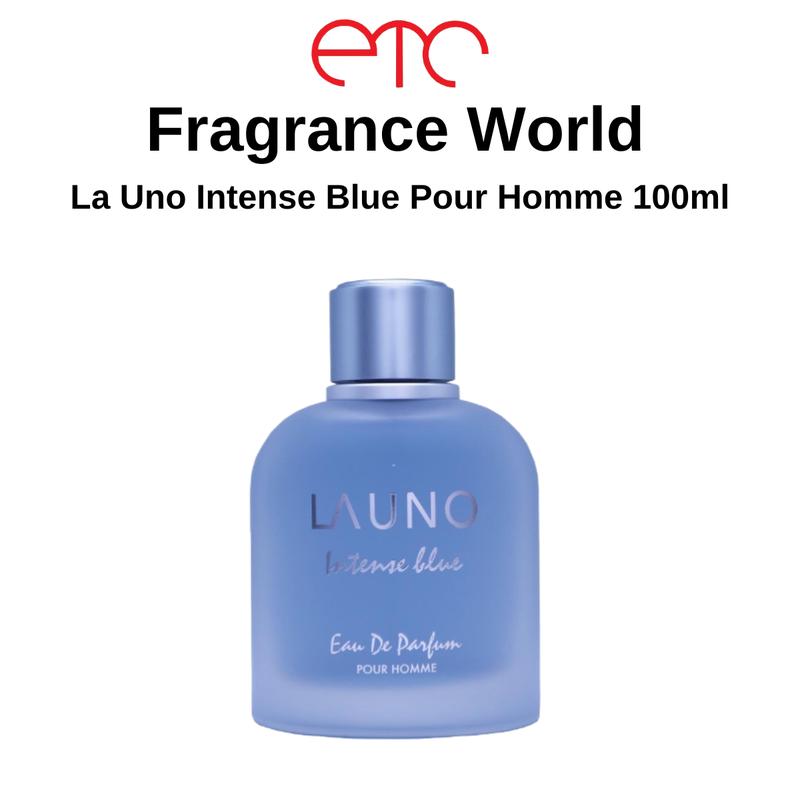 Parfum Pria Fragrance World La Uno Intense Blue EDP 100ml fo - Shop ...