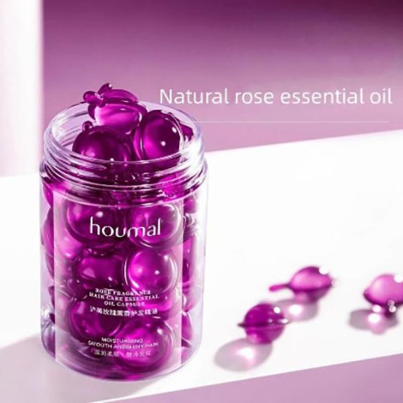 Practical Repair Hair Rose Capsules Hair Essential Oil Nourish - TikTok ...