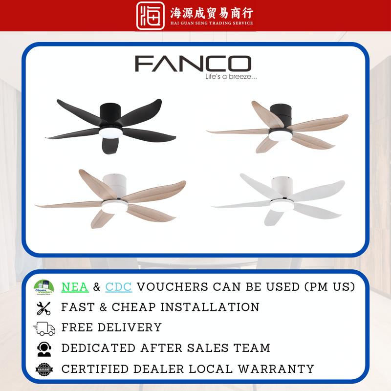 [CHEAPEST INSTALLATION] FANCO RITO-5 HUGGER FAN WITH WIFI DC MOTOR ...