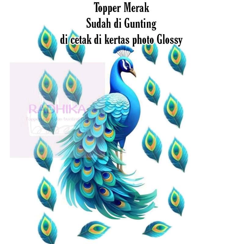Topper burung merak untuk hiasan buket - Shop | Tokopedia