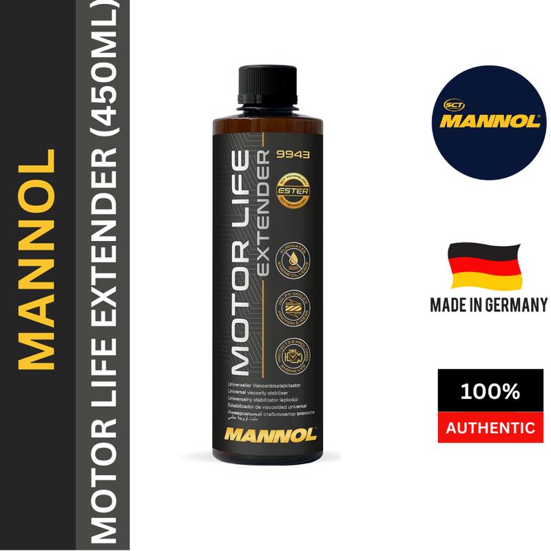 (MADE IN GERMAN) MANNOL MOTOR LIFE EXTENDER 9943-450ML (OIL LEAK ...