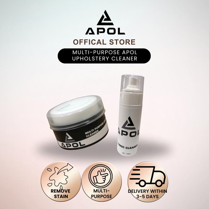 APOL Upholstery Cleaner - Fabric / Leather Options, Applicable - TikTok ...