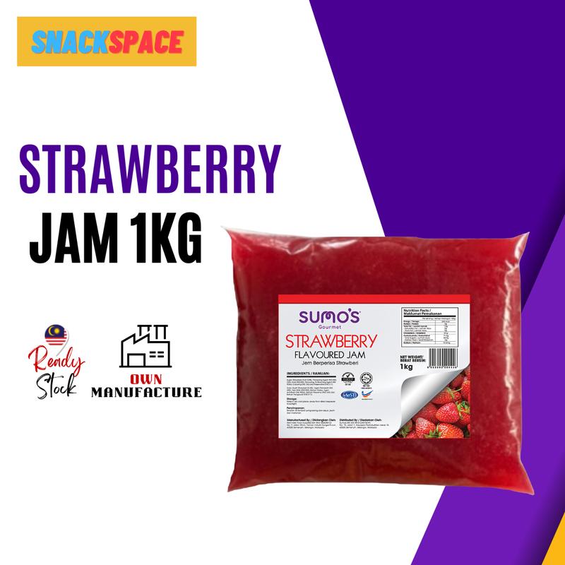 Sumo's Premium Strawberry Flavored Jam Refill Pack 1kg Halal - TikTok ...