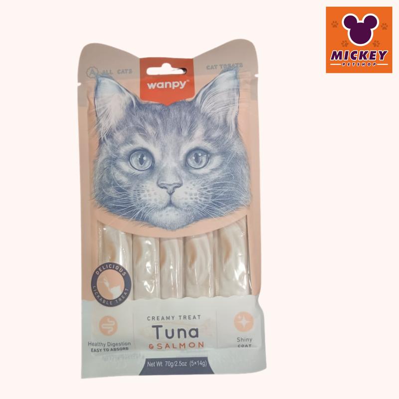 Makanan Kucing Wanpy Creamy Treats for Cats 70gr - Shop | Tokopedia