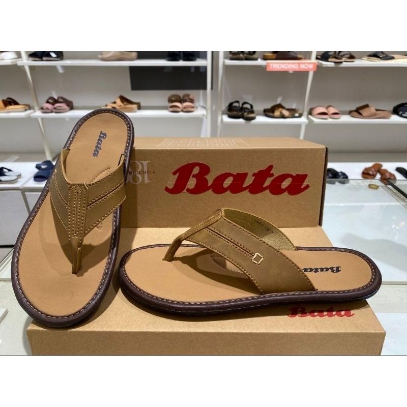 sendal jepit bata pria ringan pria Bahan sintetis warna coklat sandal ...