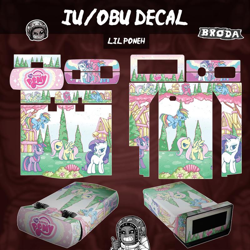 Slim IU OBU Sticker Waterproof "Little Pony" - TikTok Shop Singapore