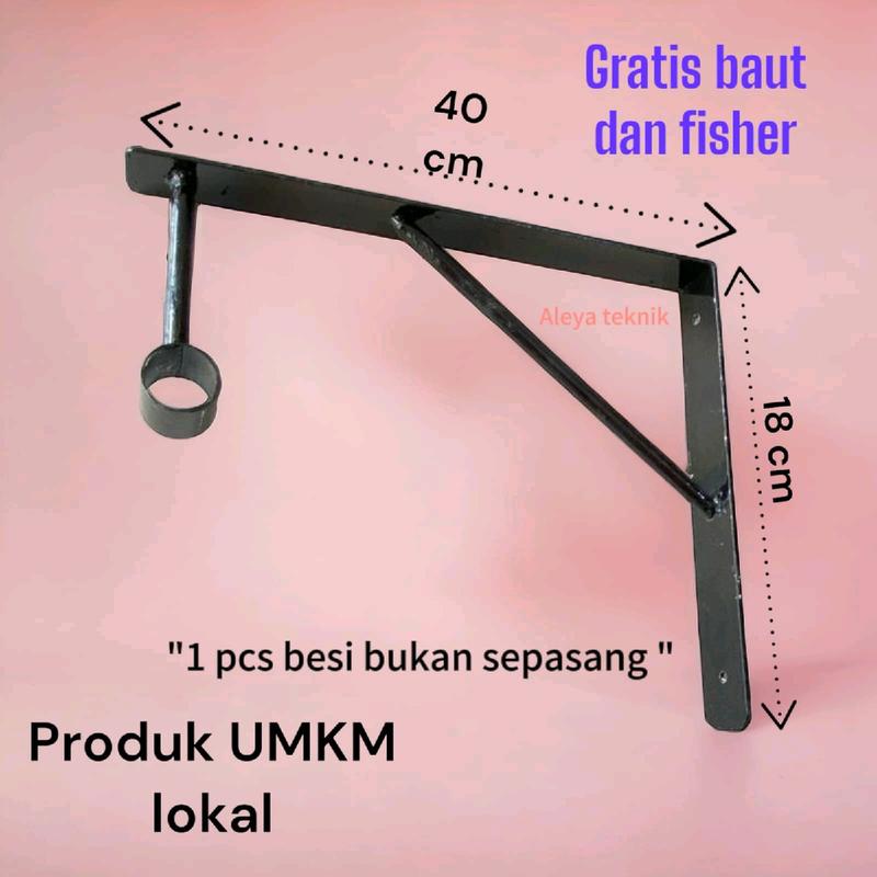 Besi siku ambalan rak dinding/besi siku gantungan serba guna - Shop ...