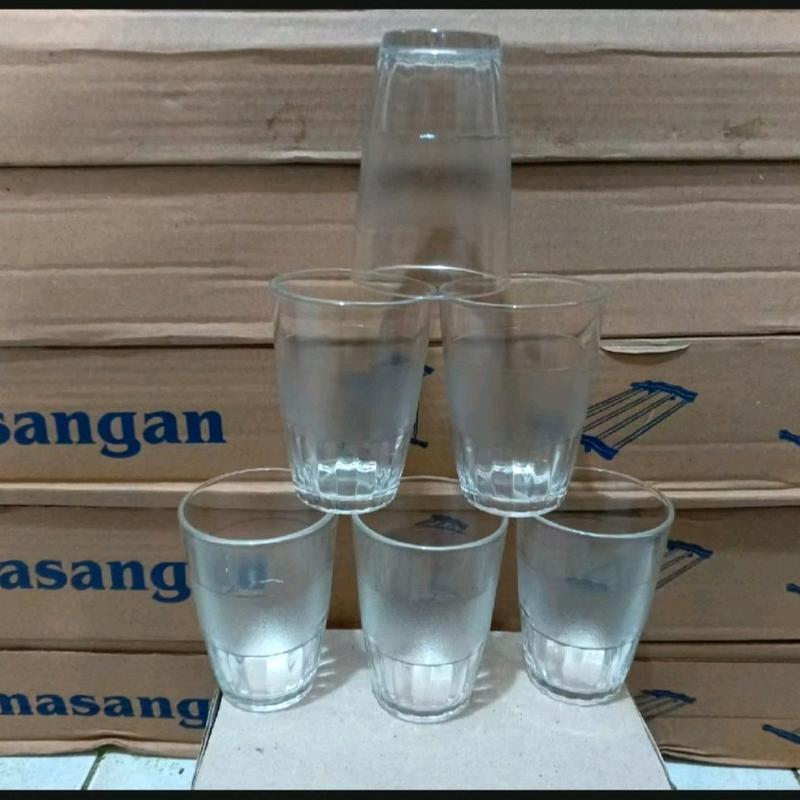 GELAS HS BLIMBING 6PCS / GELAS KOPI MURAH NAMPOL / GELAS KOP - Shop ...