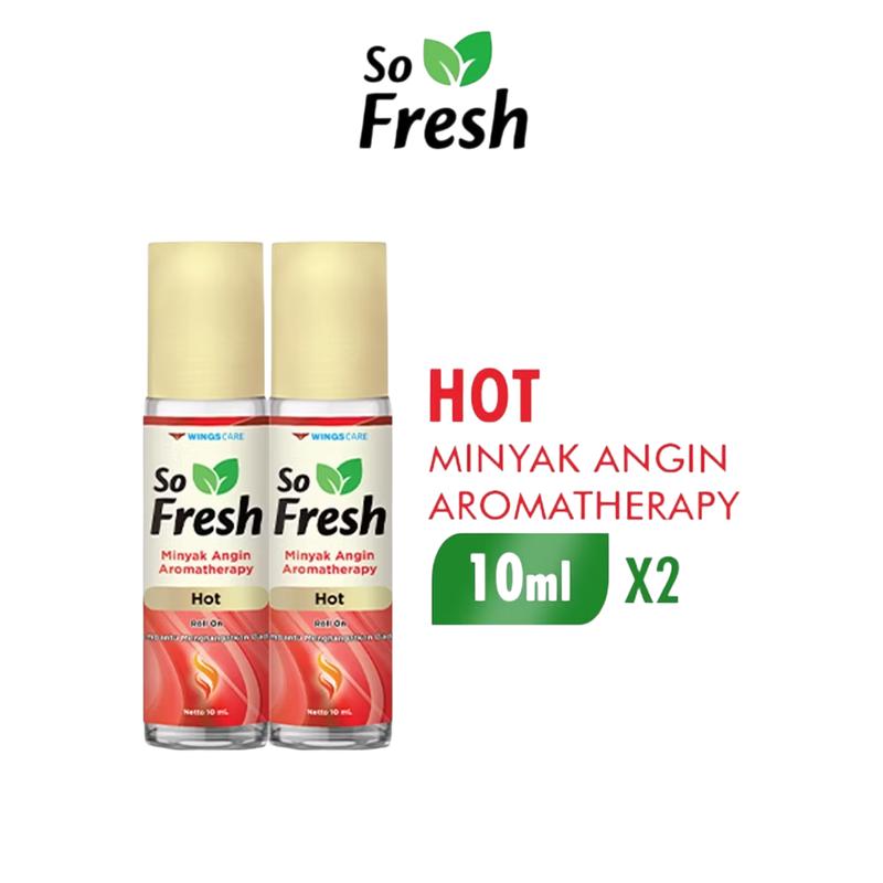 SO FRESH MINYAK ANGIN AROMATHERAPY ISI 2 BOTOL | ART WC - Shop | Tokopedia