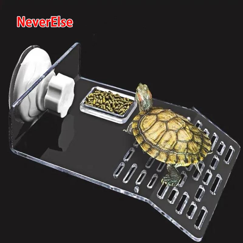 Turtles Terrapin Basking Platform, Acrylic Aquarium Turtles Bed ...