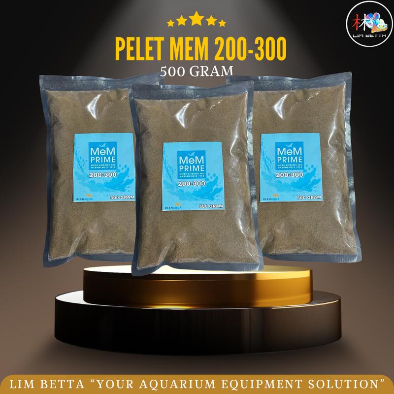 MEM PRIME 200-300 MIKRON 500 GRAM / MAKANAN IKAN 2/3 - Shop | Tokopedia