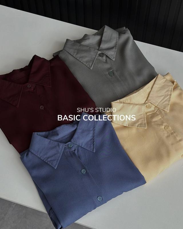 The Basic Collections Rayon Twill [SHU STUDIO] Marvi | Poppy - Shop | Tokopedia