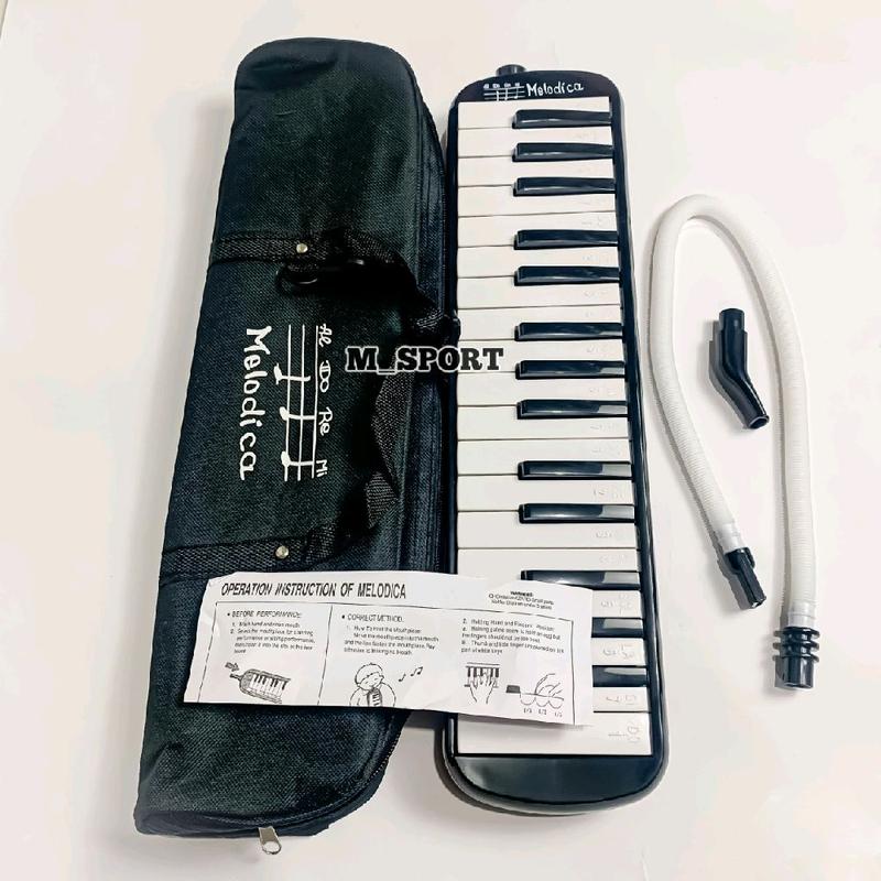 PIANIKA MELODICA ORIGINAL TAS COVER HITAM DAN MERAH 32 KEY - Shop ...