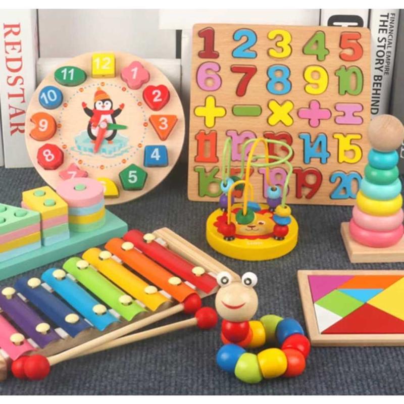 Wooden Educational Toys Kids Early Learning - TikTok Shop Malaysia