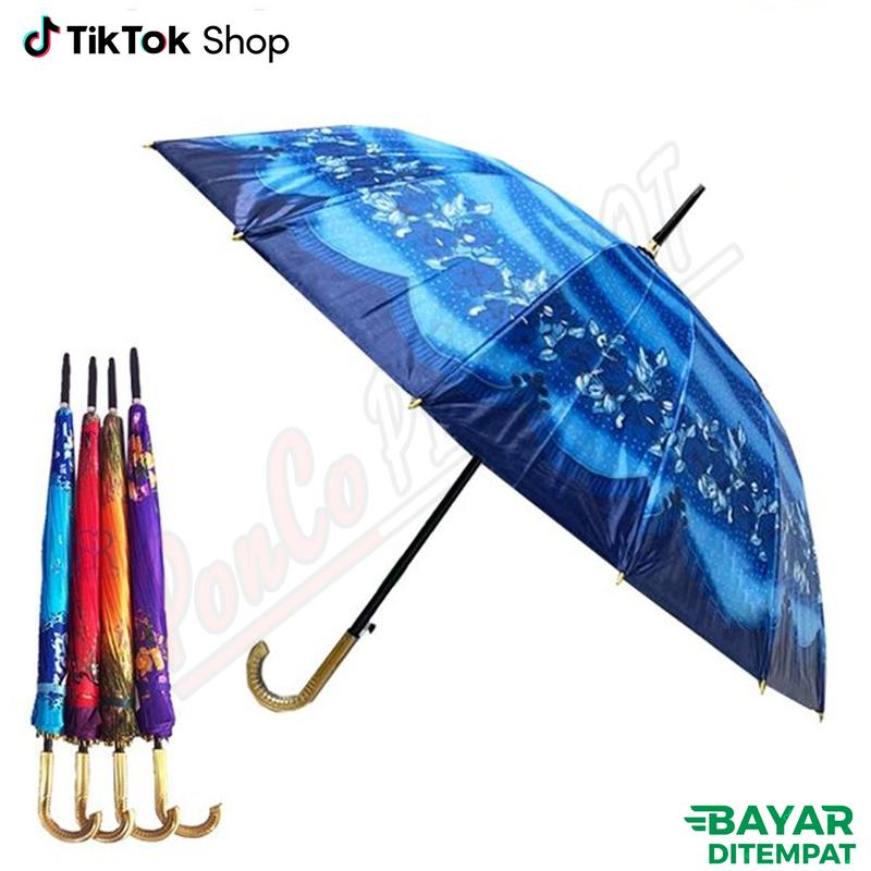 Payung 16 Jari Motif / Payung 12 Jari Corak / Bunga / Kemban - Shop ...
