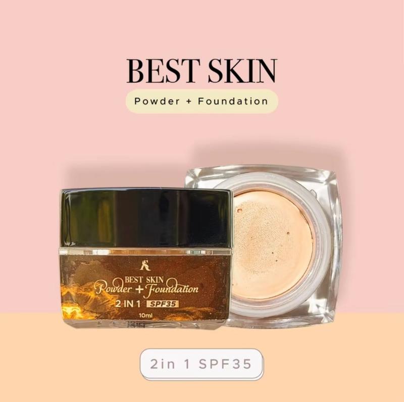 DHERBS BEST SKIN POWDER PLUS FOUNDATION - TikTok Shop Malaysia