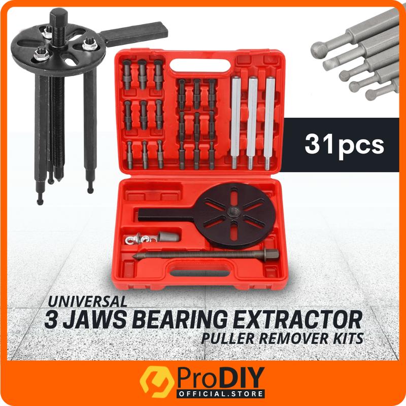 31PCS Universal 3 Jaws Bearing Extractor Puller Remover (JE6523 ...