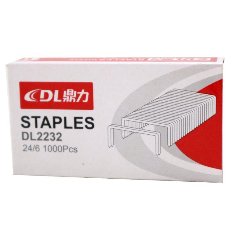 DL Staples small box x24/6 box 1000Pcs DL2232 - TikTok Shop Malaysia