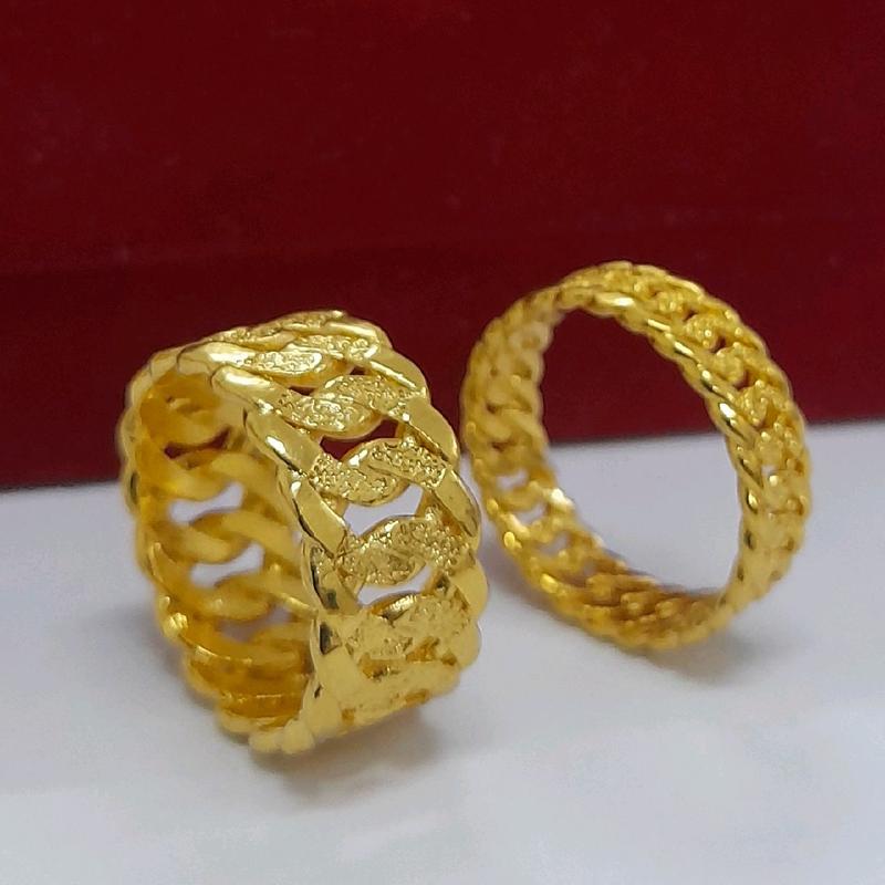 Cincin Lipan Kait Emas Korea 24K Rings - TikTok Shop Malaysia