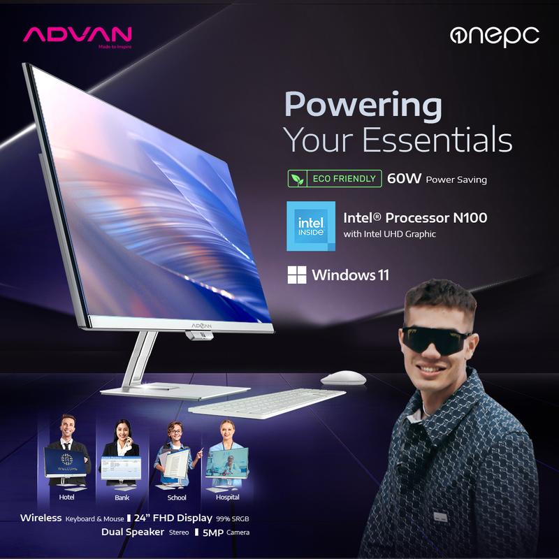 [Exclusive Aisar Khaled] ADVAN OnePC All-in-One PC AIO Intel - Shop ...