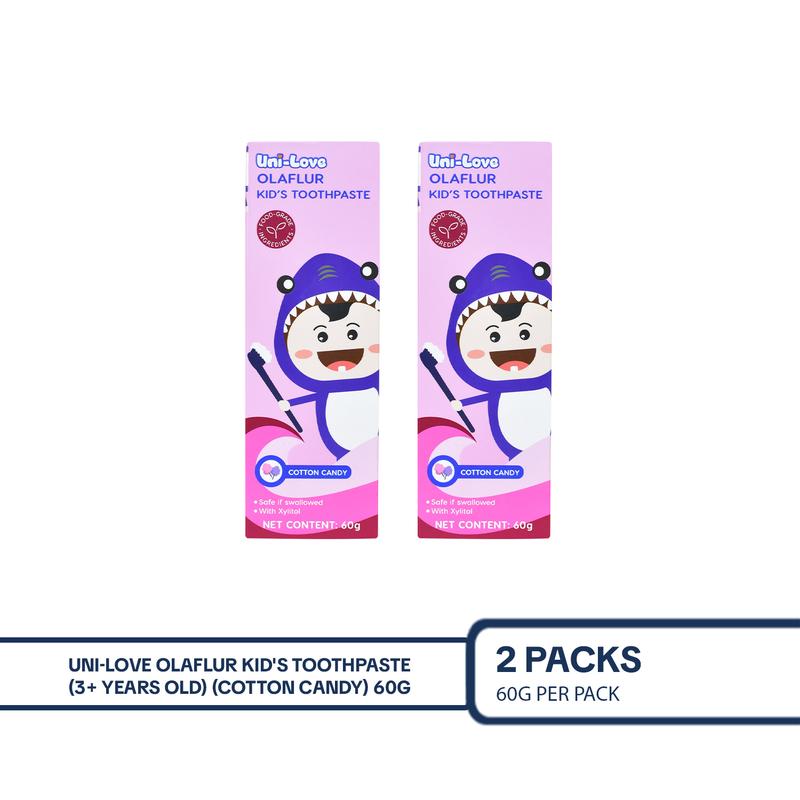 Uni-Love Olaflur Kid's Toothpaste (3+ Years Old) (Cotton Candy ...