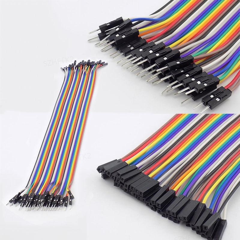 30cm 40Pin Diy Dupont Jumper Wire Female Male Line Eclectic Connector ...