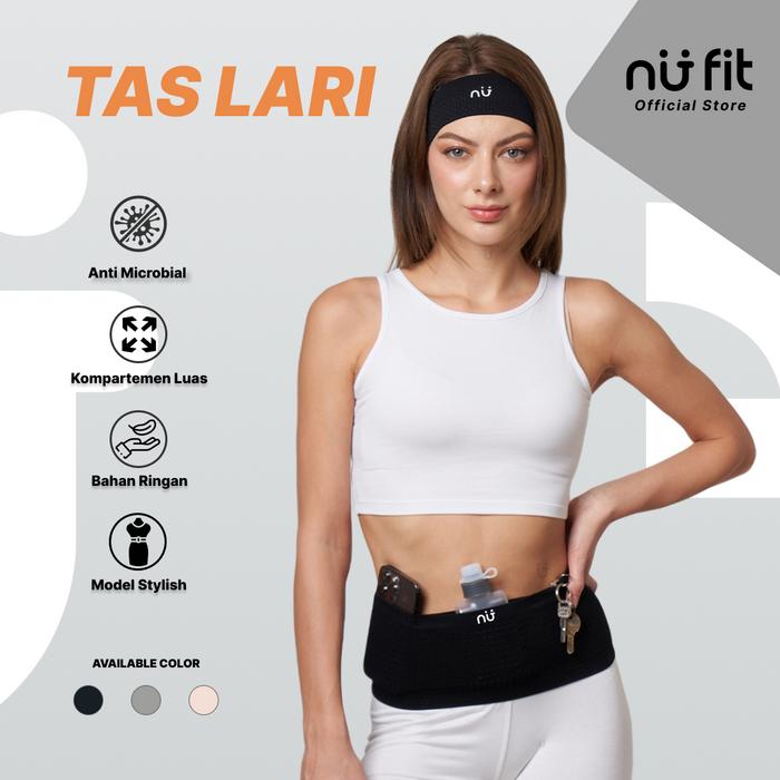 Promo Nu Fit - Tas Lari Unisex - Tas Pinggang Olahraga - Tas Pinggang ...