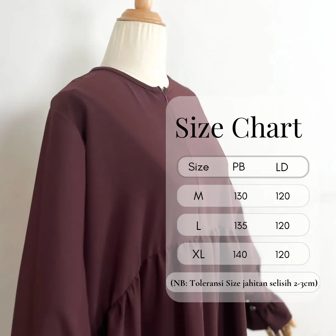 Tsurayya - (Abaya saja) Abaya Jennaira Bahan Mazen anti UV by Sultan ...