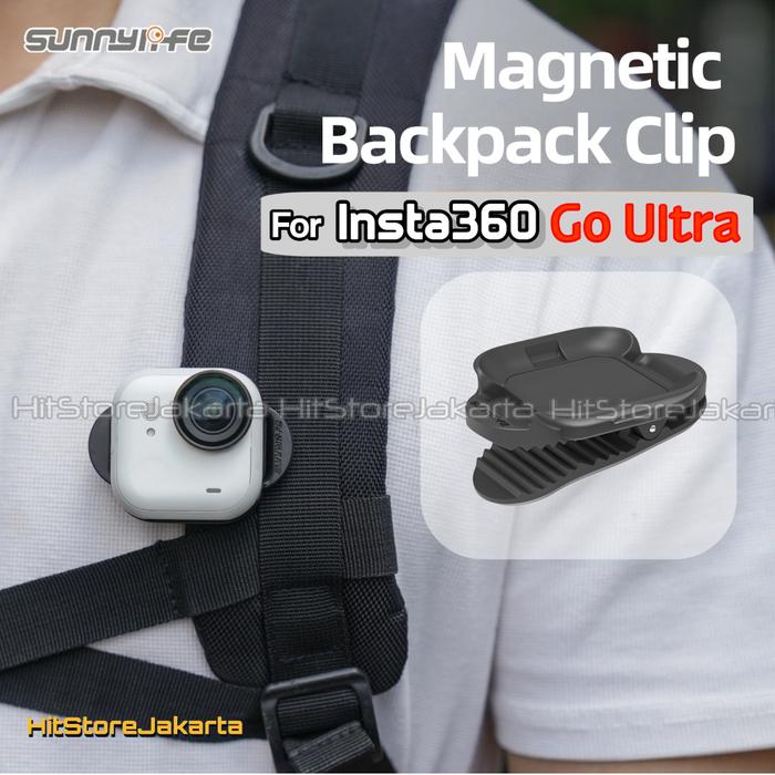 Jual Sunnylife Magnetic Backpack Clip for Insta360 Go Ultra Vertical ...