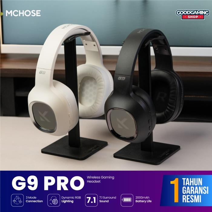 Jual MCHOSE G9 Pro / G-9 Pro 7.1 Surround Sound Wireless Gaming Headset ...