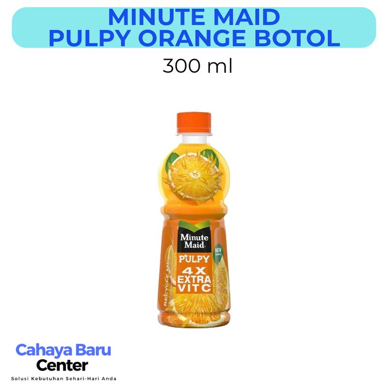 MINUTE MAID Pulpy Orange Minuman Jus Buah Rasa Jeruk Botol 300 - Shop ...