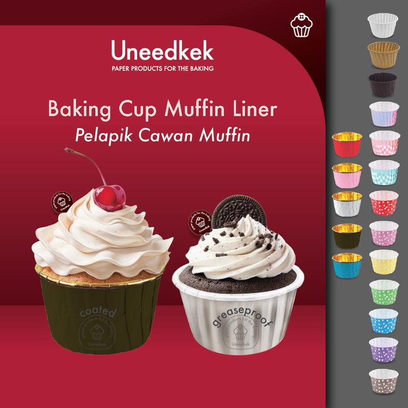 Uneedkek Cupcake Cup Muffin Cawan Baking Cup Kitchenware bekas - TikTok ...