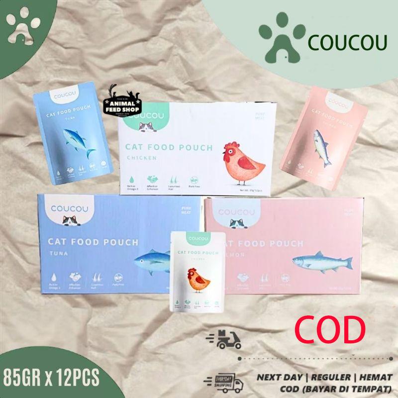 CouCou Pouch Box 12 pcs x 85gr All Life Stage Cat Wet Food - TikTok ...