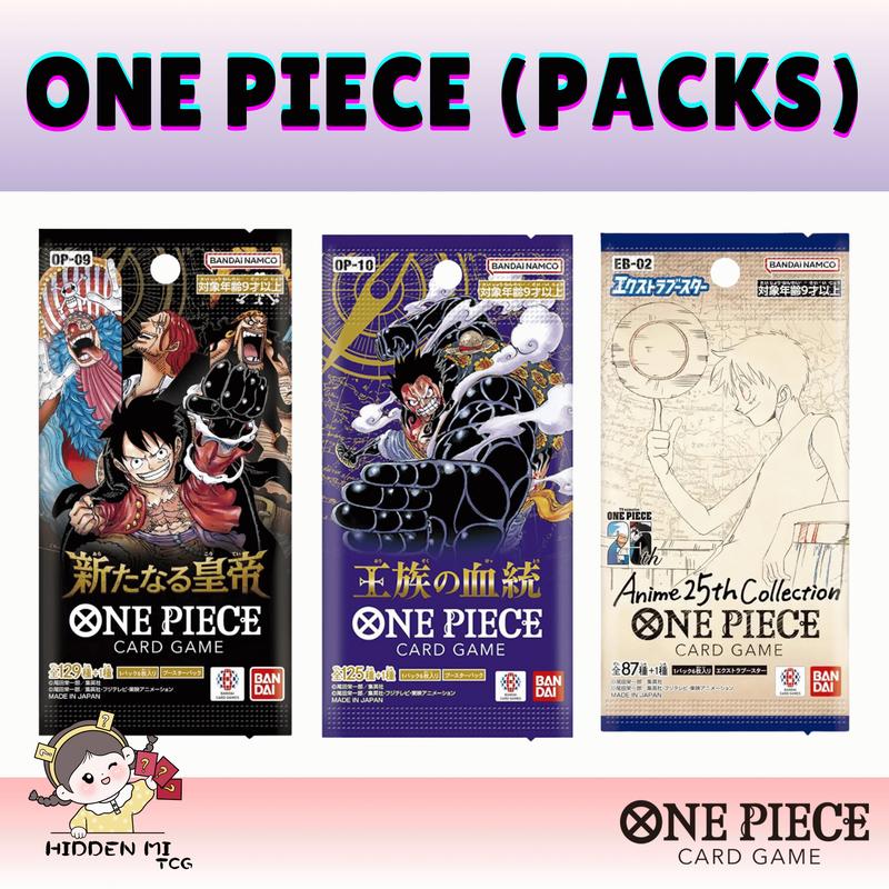 [ONE PIECE] OP09/10/EB01 Packs Card Games - TikTok Shop Malaysia
