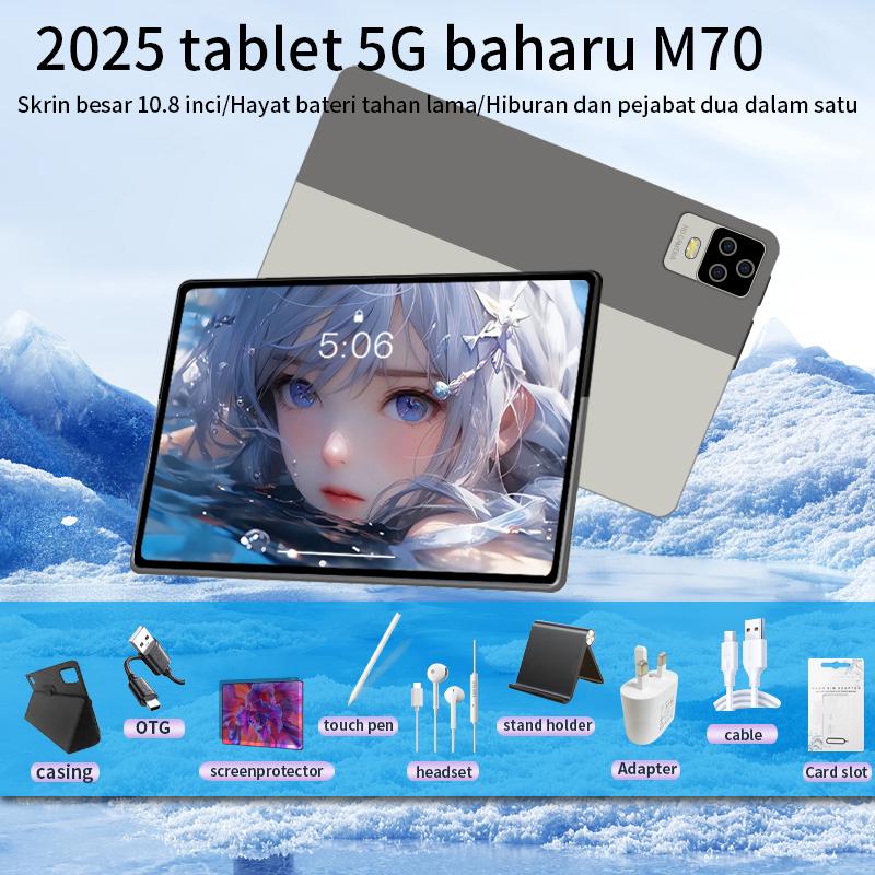 [COD]2025 tablet M70, boleh masukkan kad SIM untuk membuat panggilan ...