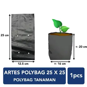 Tes kualitas polybag premium ukuran 20x20 - Shop | Tokopedia