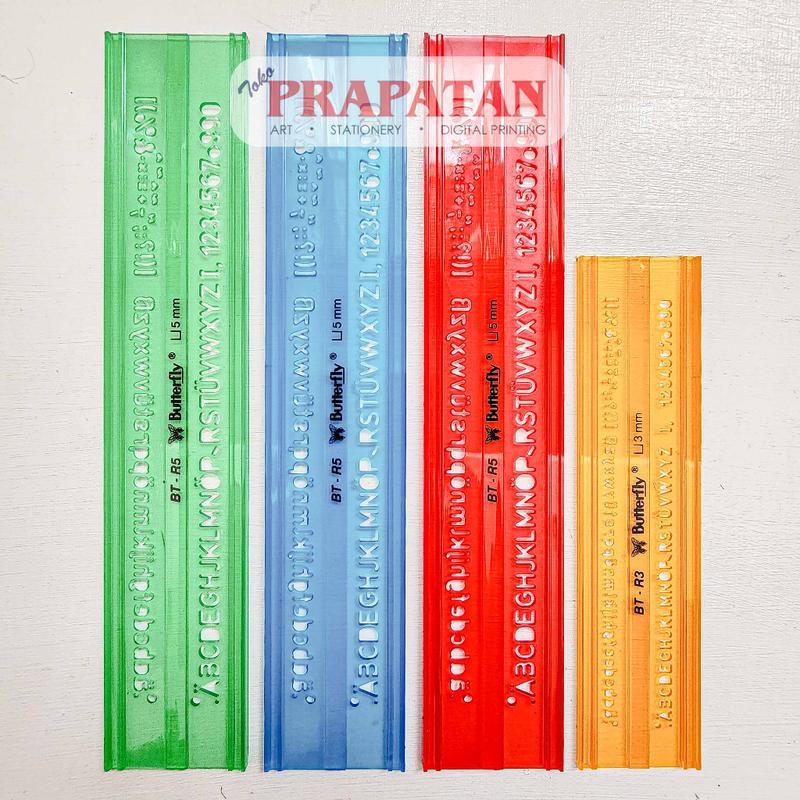 Altis Penggaris Mal Huruf 3-8Mm Butterfly Bt-R3~Bt-R8 | Stencil - Shop ...