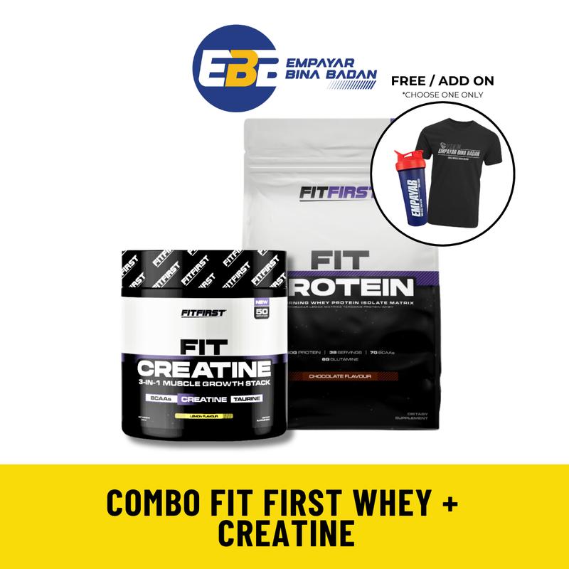 Combo fit First Fit Protein + Fit Creatine Supplement - TikTok Shop ...