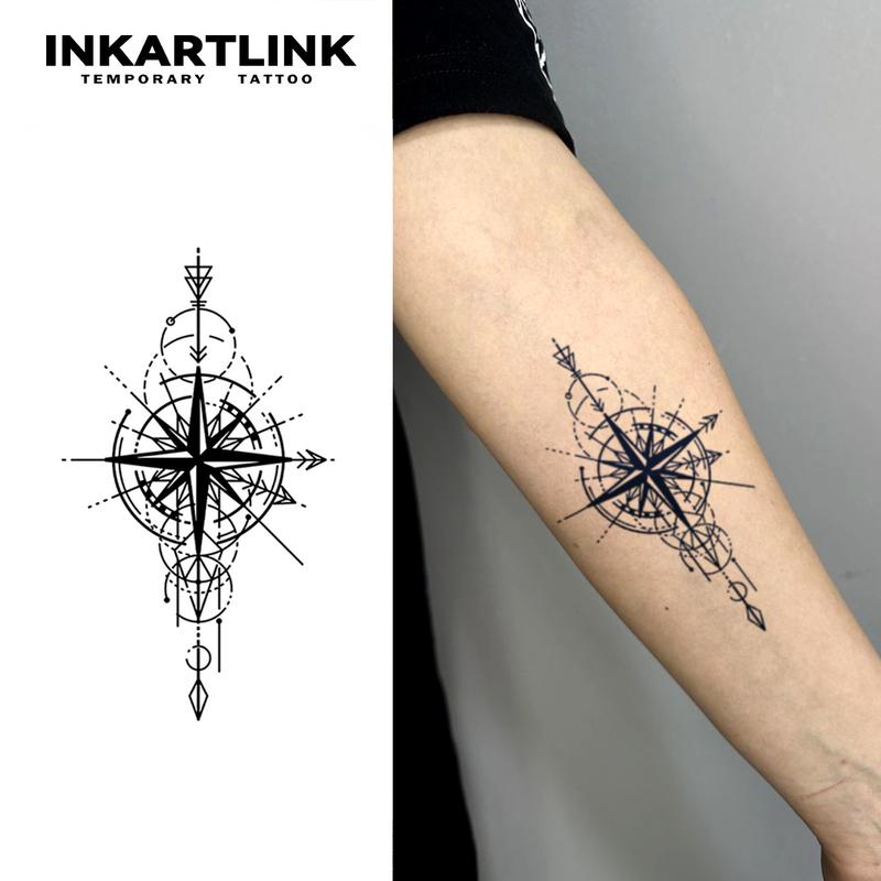 Commander and Astrolabe Temporary Tattoo Sticker, magic tattoo,tattoo ...