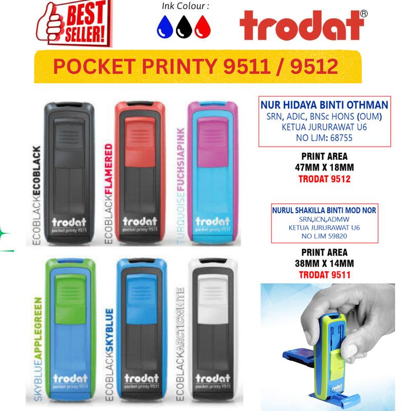 TRODAT POCKET| COP NURSE|DOCTOR|GURU|OFFICE|Self-Inking Pocket - TikTok ...